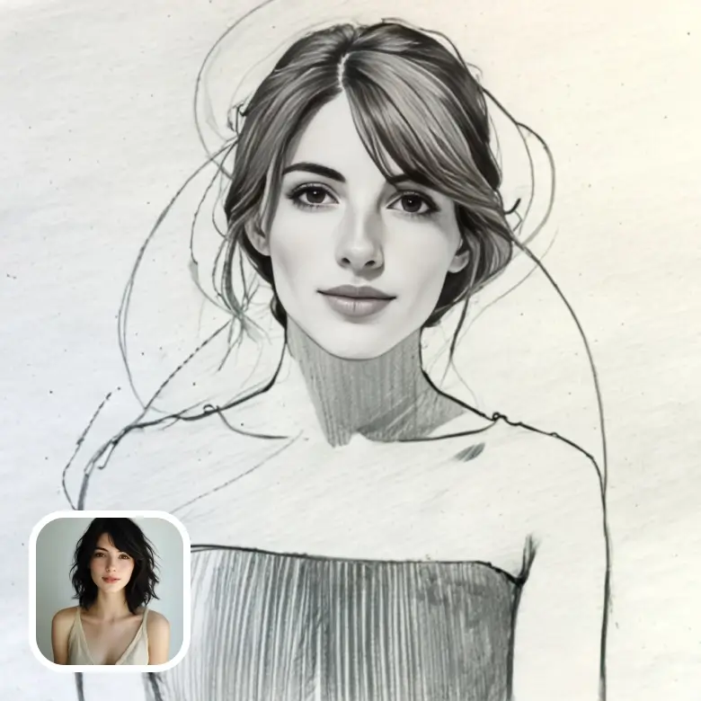 Turn a Photo into a Line Drawing with AI | LightX
