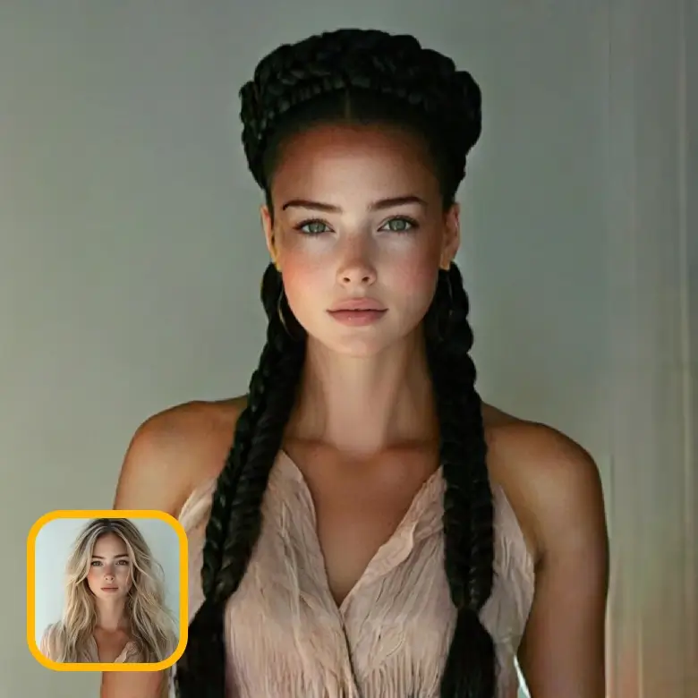 Apply AI Braids Filter To Photos | LightX