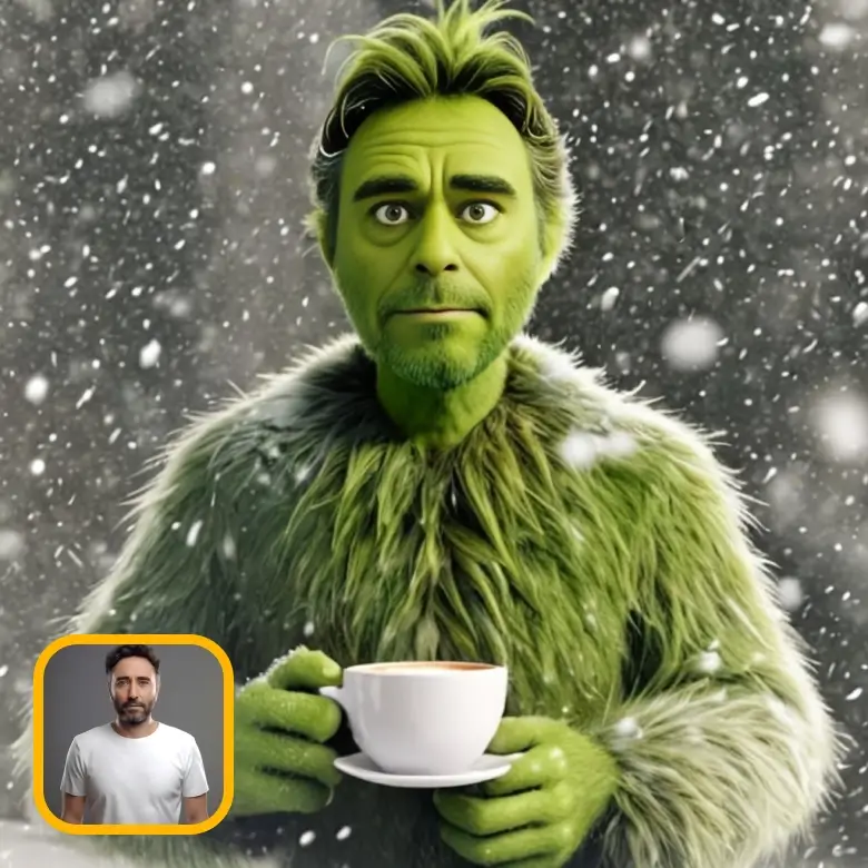 AI Grinch Filter for Christmas Fun