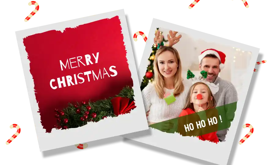 Free Christmas Card Maker Online | LightX