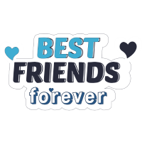 Free Friendship Sticker PNG and Cliparts Online | LightX