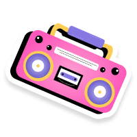 Add Music Stickers PNG and Cliparts For Free | LightX