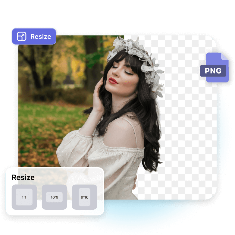 Resize PNG Dimensions Without Cropping or Quality Loss | LightX