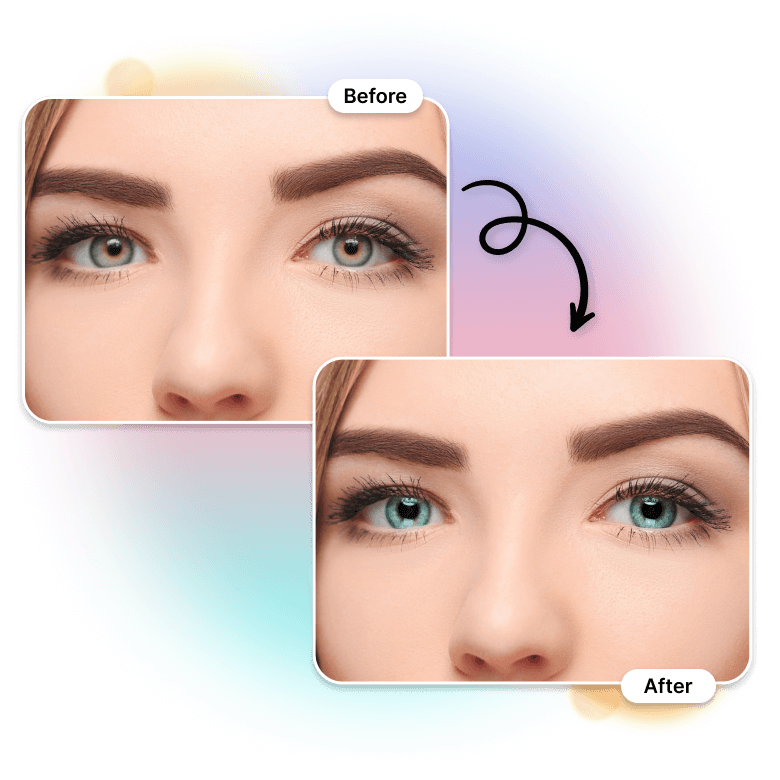 Realistic Eye Color Changer – Change Eye Color in Photo | LightX